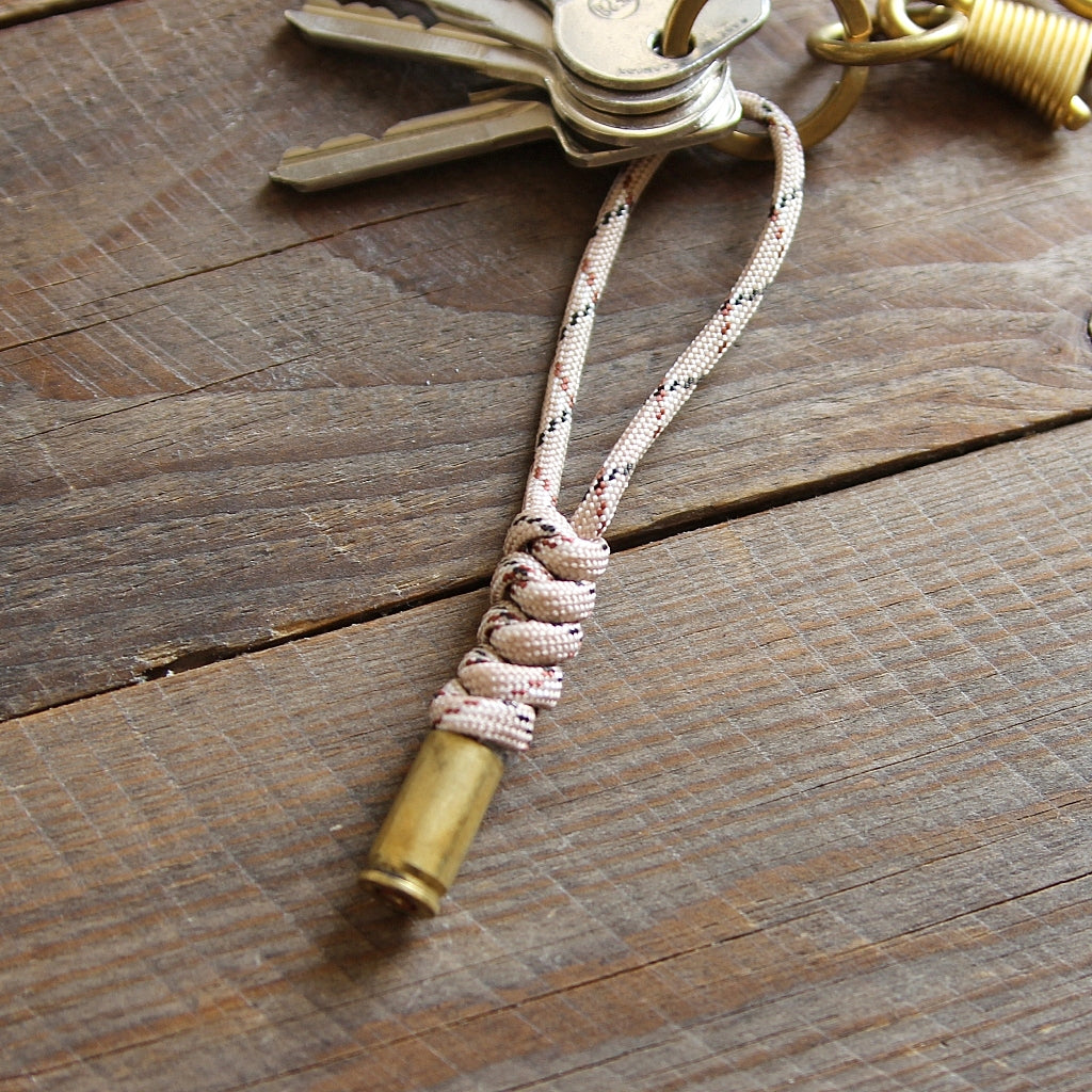 Desert Camo Bullet Keychain | Paracord Buddy | Peter Fields
