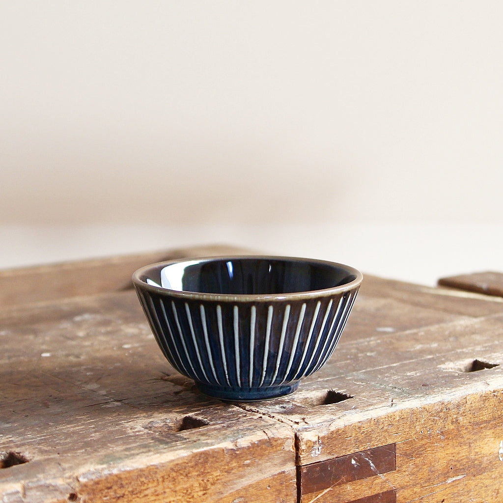 Bowl Vertical Blue | Sopha Diffusion | Tableware | Made in Japan– Peter ...