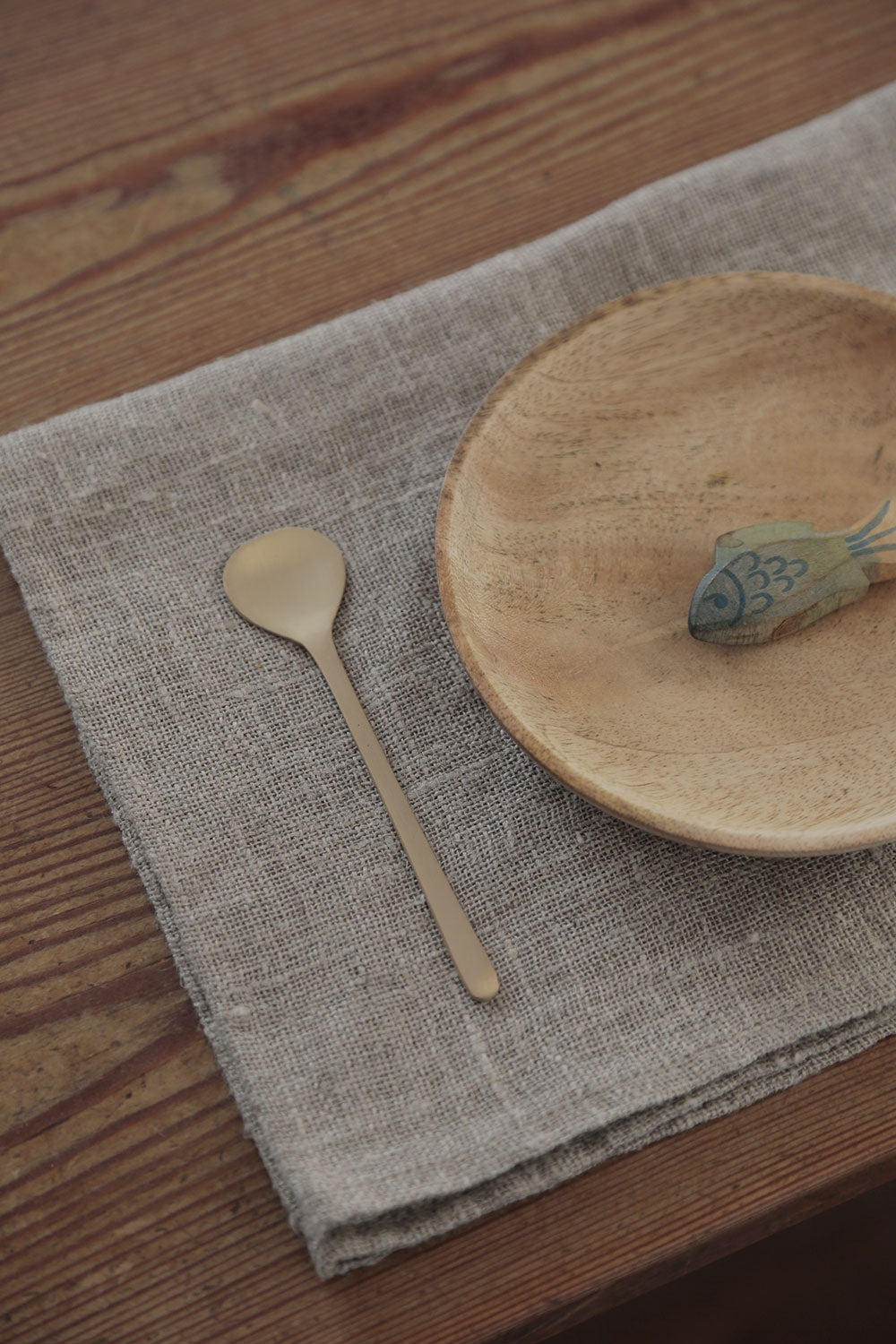 Brass Dessert Spoon– Peter Fields