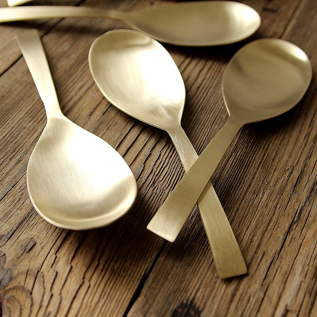 Brass Serving Spoon | Fog Linen Work | Peter Fields