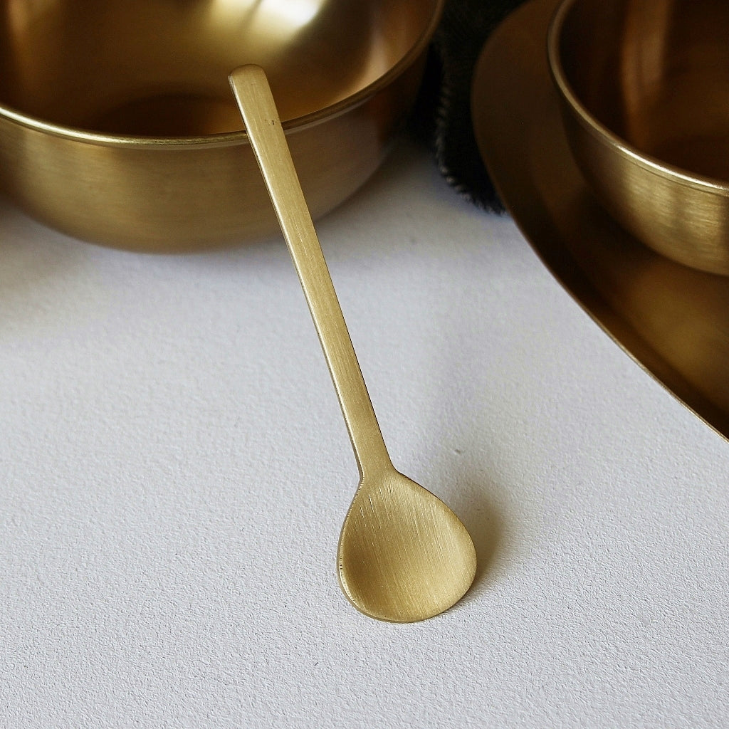 Brass Dessert Spoon – Peter Fields