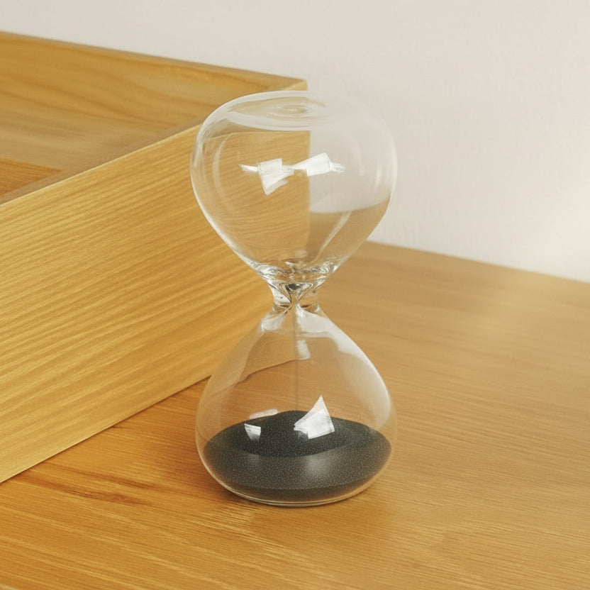 Hourglass M Clear – Sand Timer | Hightide | Peter Fields