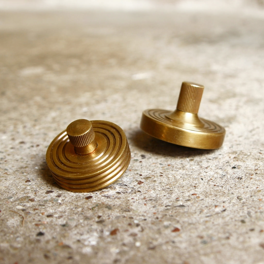 Brass Spinning Top – Peter Fields