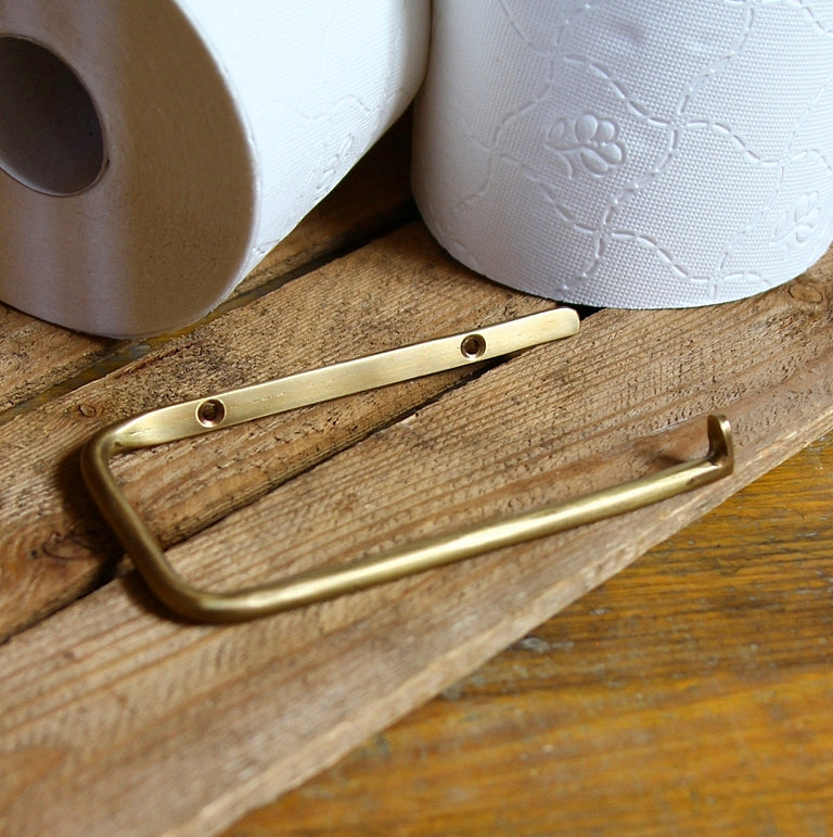 Brass Toilet Paper Holder | Fog Linen Work | Peter Fields